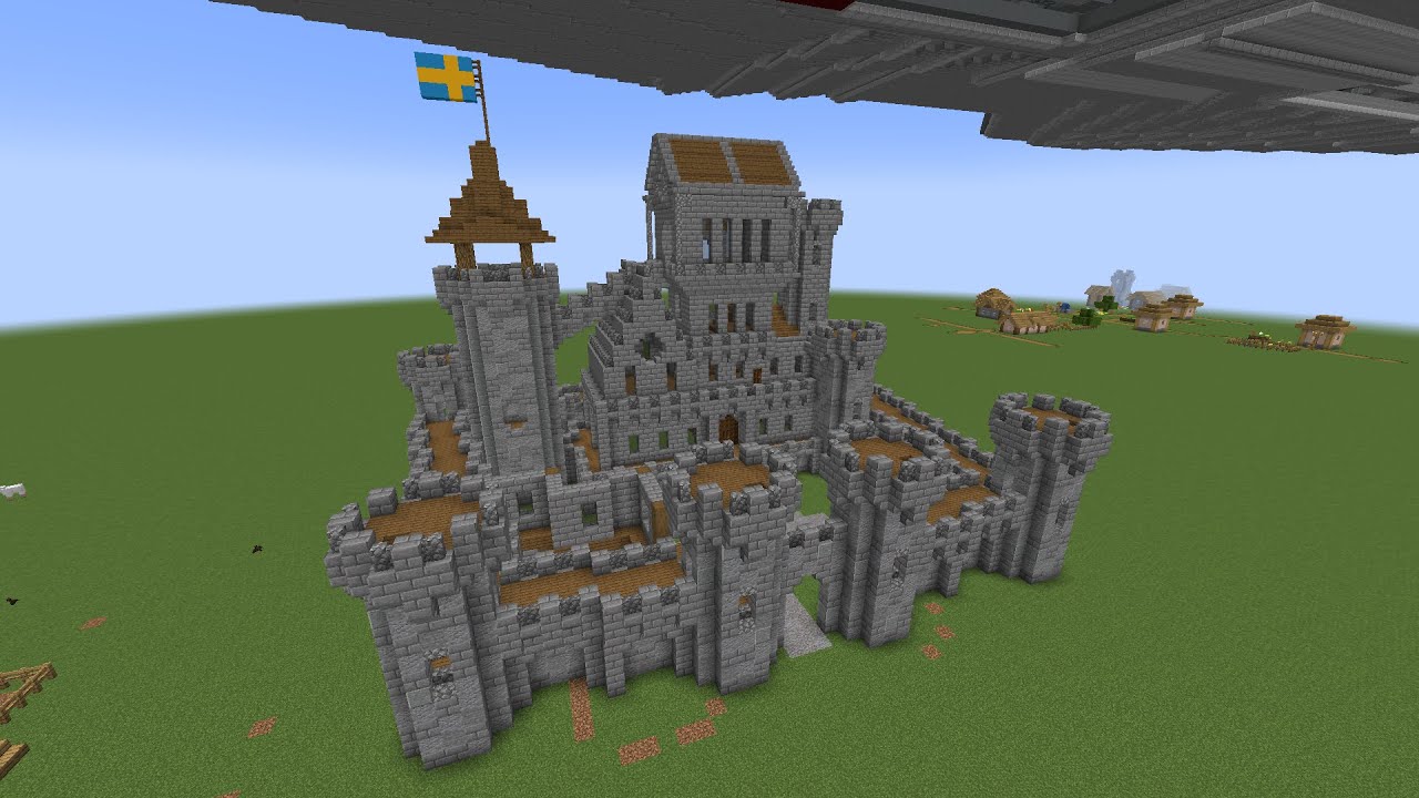 How to build a castle in Minecraft Part 11 (Tutorial) - YouTube