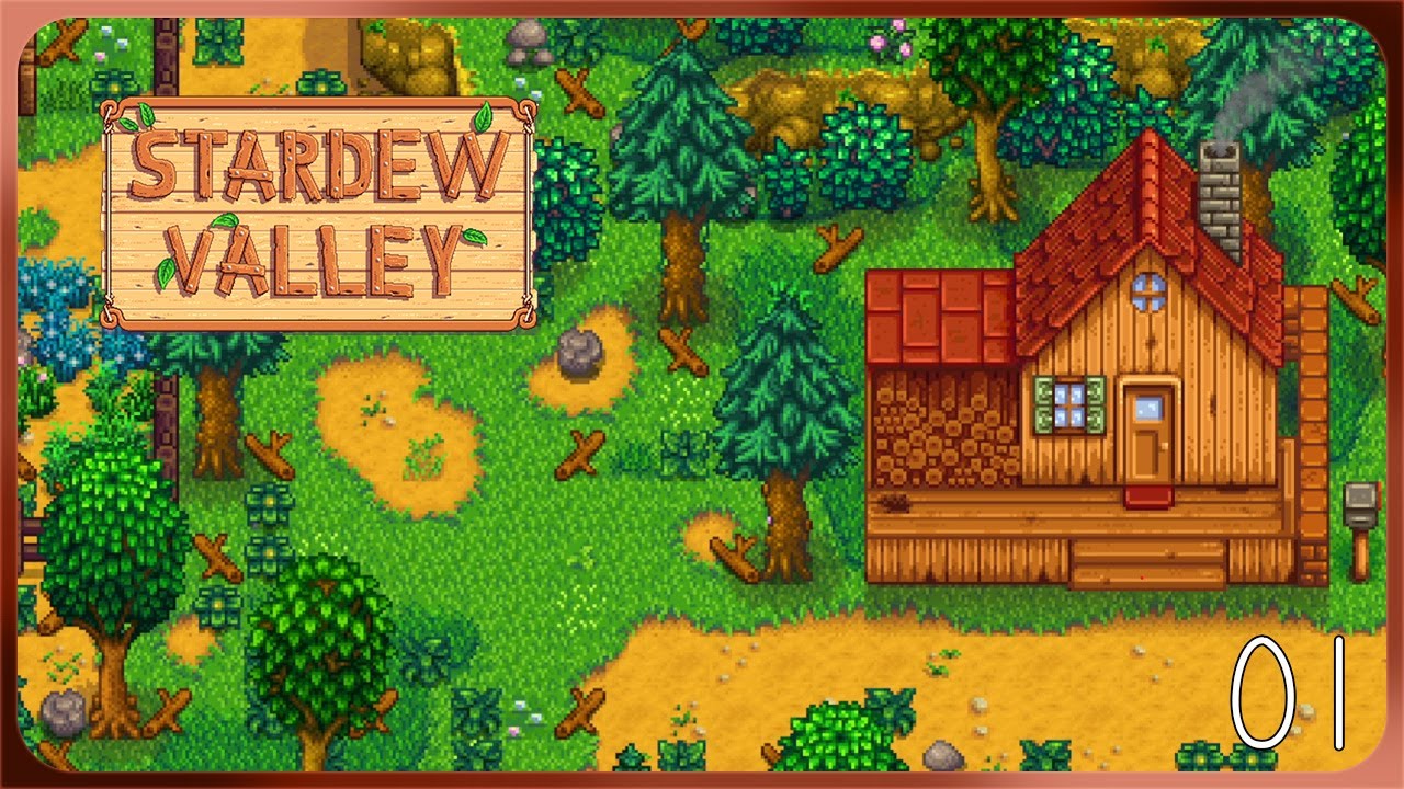 Stardew Valley #01 - Das Farm-Leben im Sternentautal beginnt! - YouTube