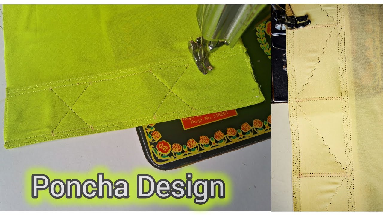 salwar poncha design / Mohri Poncha Design /suit salwar poncha design ...