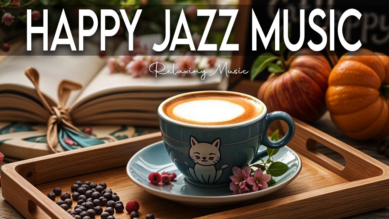 Happy Jazz Music ☕ Bossa Nova instrumental for Happy Moods, Work ...
