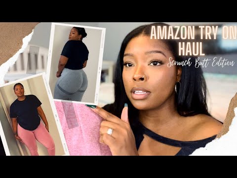 AMAZON LEGGINGS TRY ON HAUL | SCRUNCH BUTT REVIEW | ARE THEY WORTH THE HYPE!?