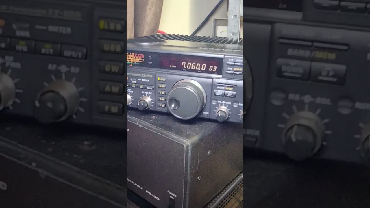 YAESU FT 850 internal Antenna Tuner - YouTube