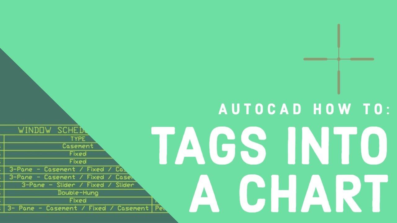 AutoCAD HOW TO TAGS INTO A CHART YouTube AutoCAD HOW TO TAGS INTO A CHART YouTube
