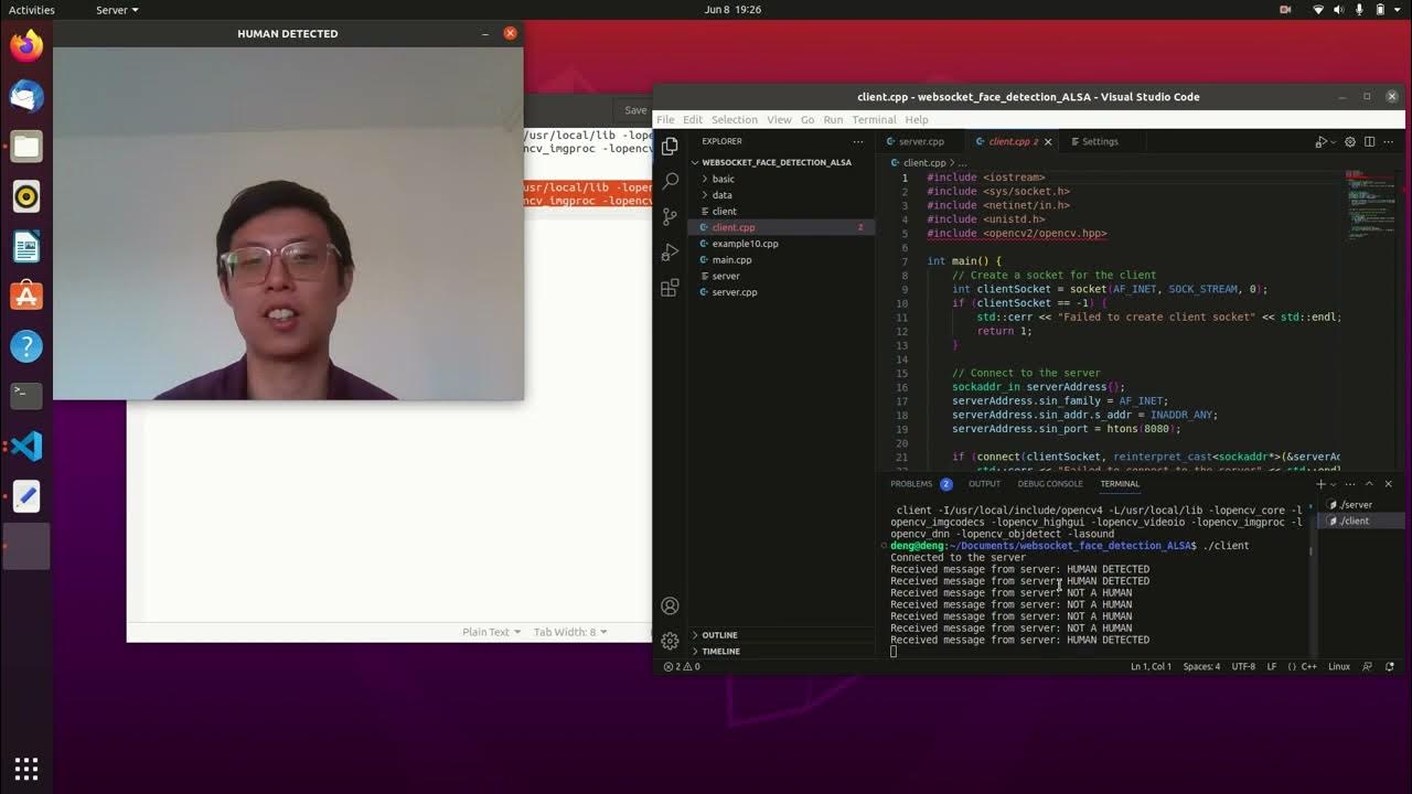 Human Detection in c++ - YouTube
