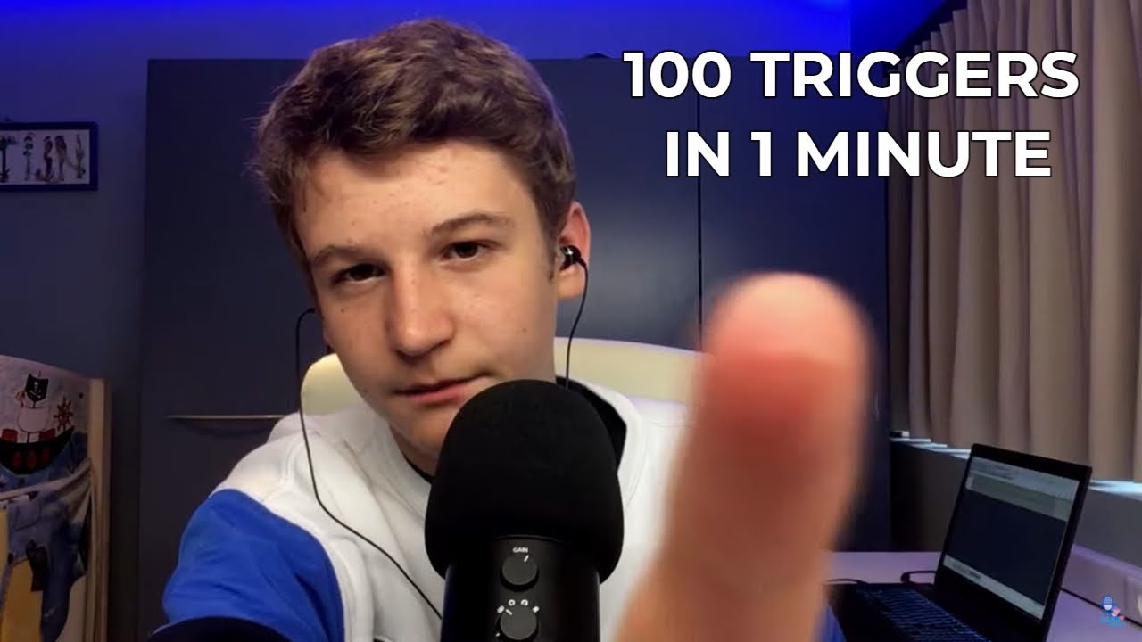 100 Triggers In 1 Minute Asmr Youtube