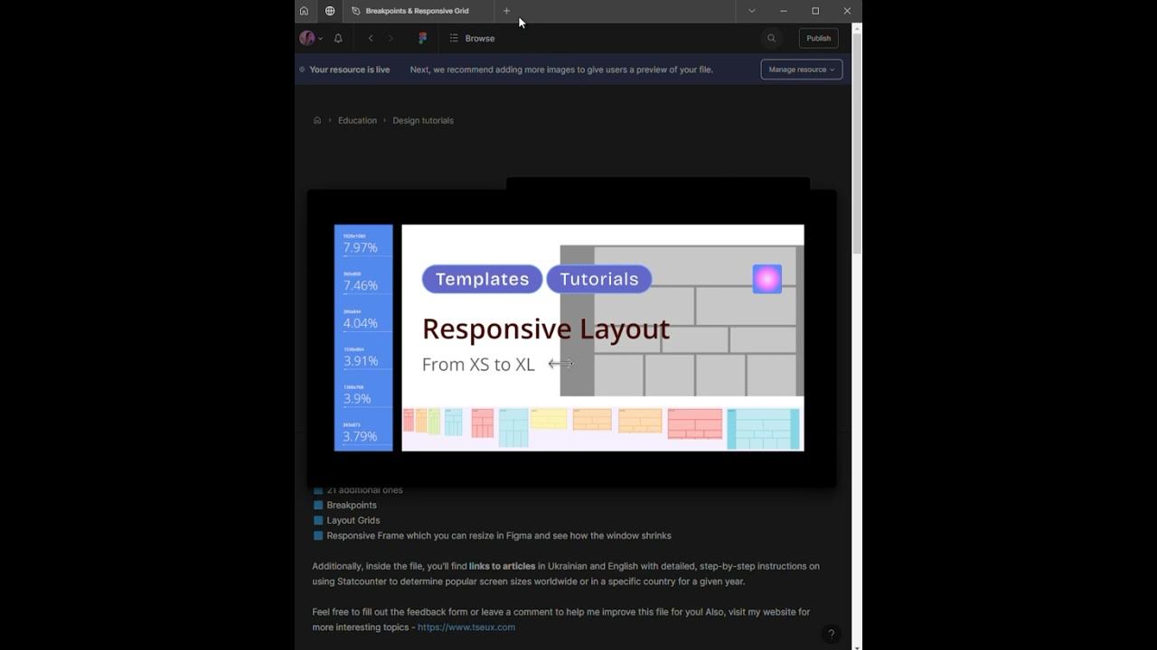 Responsive Layout & Breakpoints #uiux #figma - YouTube