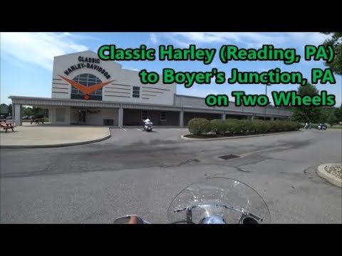 Classic Harley to Boyer's Junction on Two Wheels - YouTube
