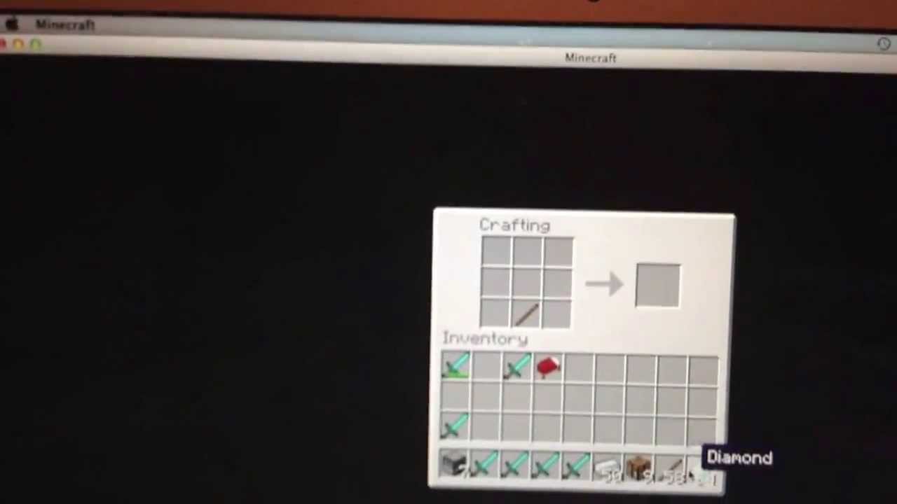 How to make a diamond sword - YouTube