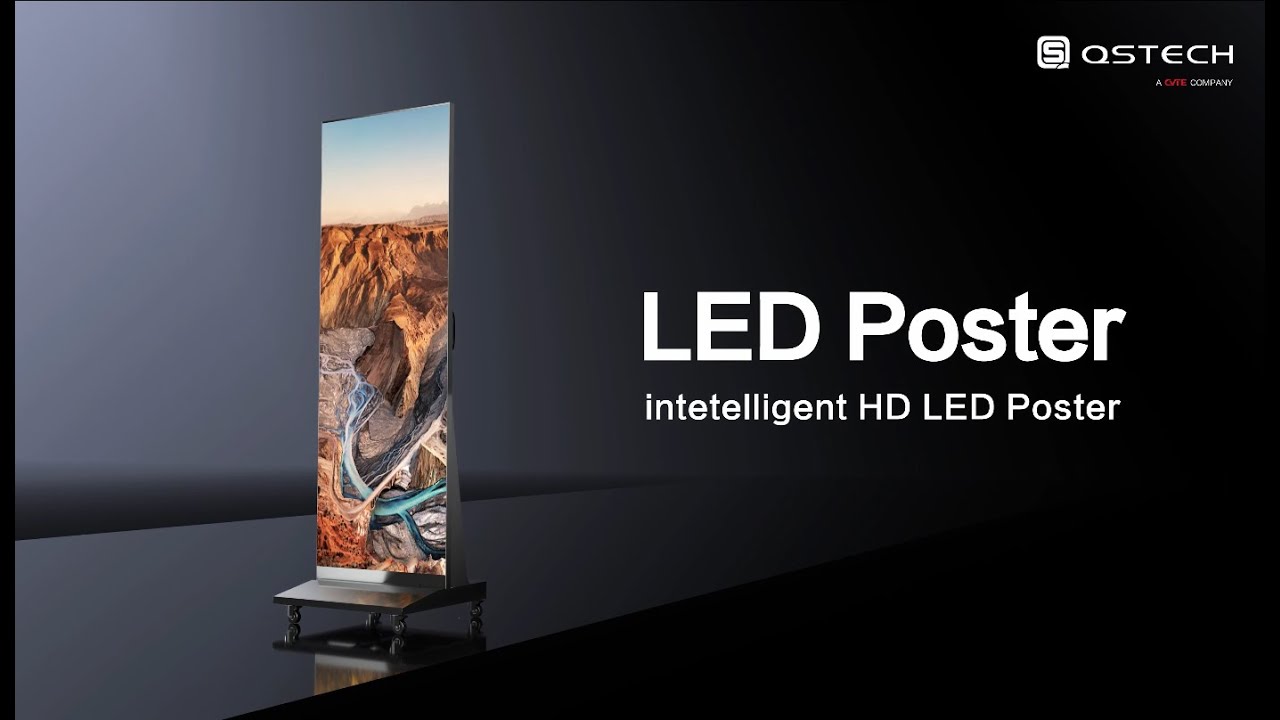 What are the advantages of QSTECH LED poster? - YouTube