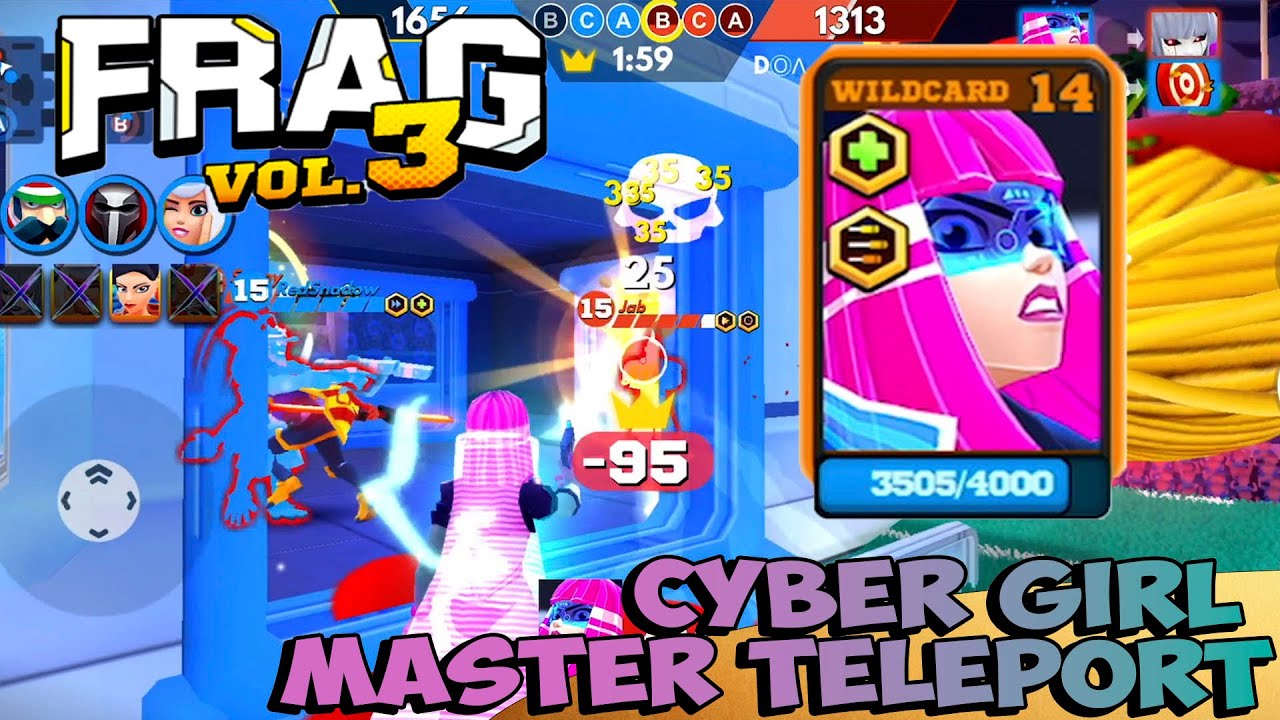 FRAG Pro Shooter - MASTER Teleport Cyber Girl 😁🔥Gameplay Walkthrough🔥 ...