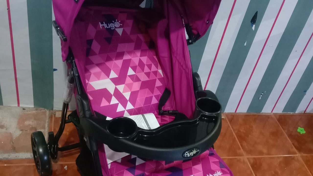 REVIEW STROLLER HUGO, CARA BUKA DAN TUTUP STROLLER HUGO - YouTube
