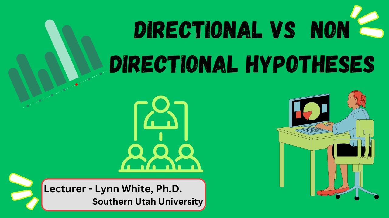 27. Directional vs non directional hypotheses - YouTube