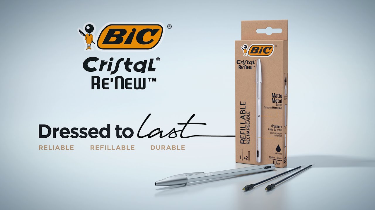 BIC® Cristal® Re’new™ - YouTube