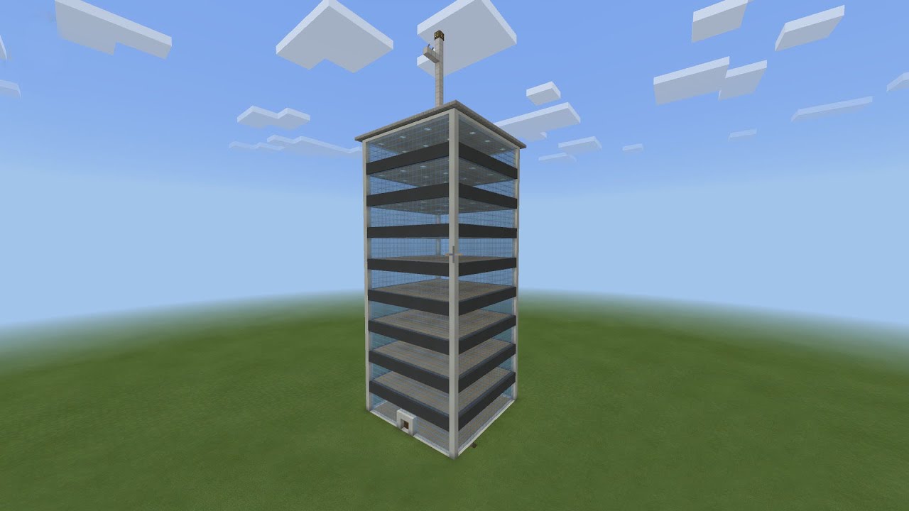 Minecraft Modern high-rise Timelaps - YouTube