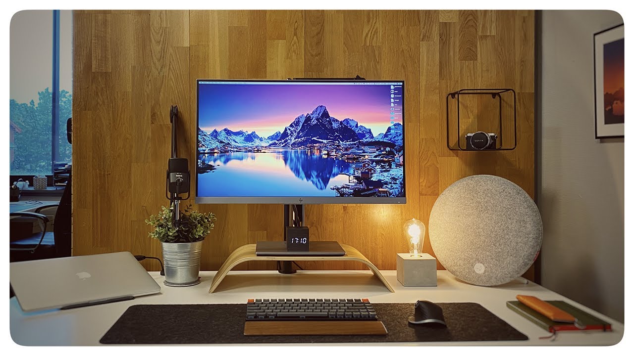 Office Space Desk Setup Tour 2021 - YouTube