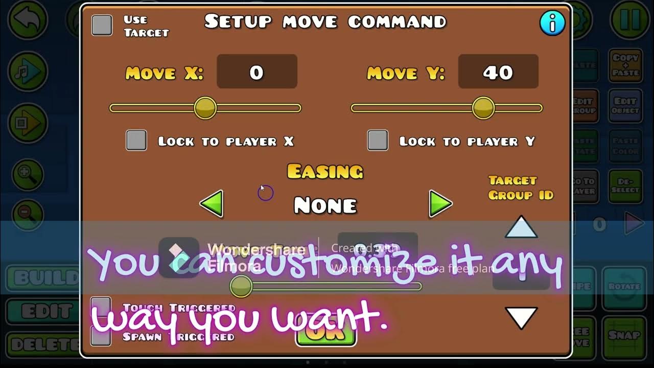 How to use the move trigger in geometry dash! - YouTube