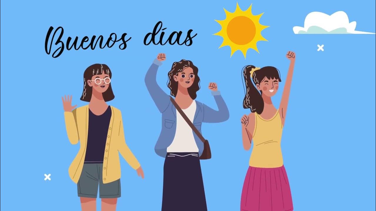 Spanish Phrase of the Day 1 | Buenos Días - YouTube