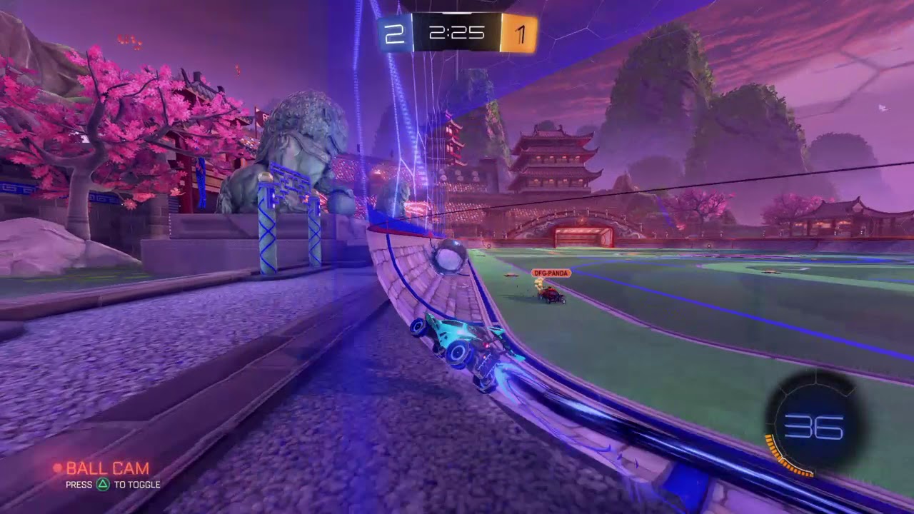 Backflip boostin to ariel goal off the wall - YouTube