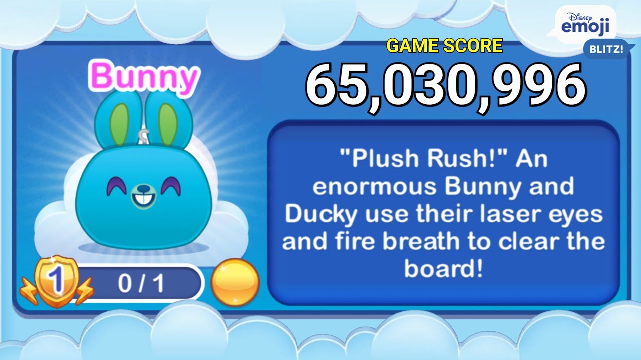 Disney Emoji Blitz BUNNY (L1) - Toy Story - Exclusive Gold - v54 - YouTube