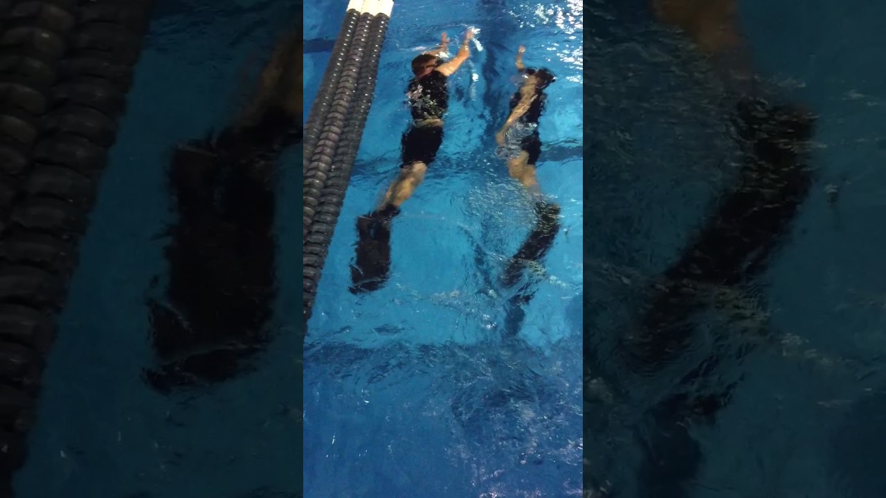 SFTA Tathletes do Surface Finning Swim with weapon - YouTube