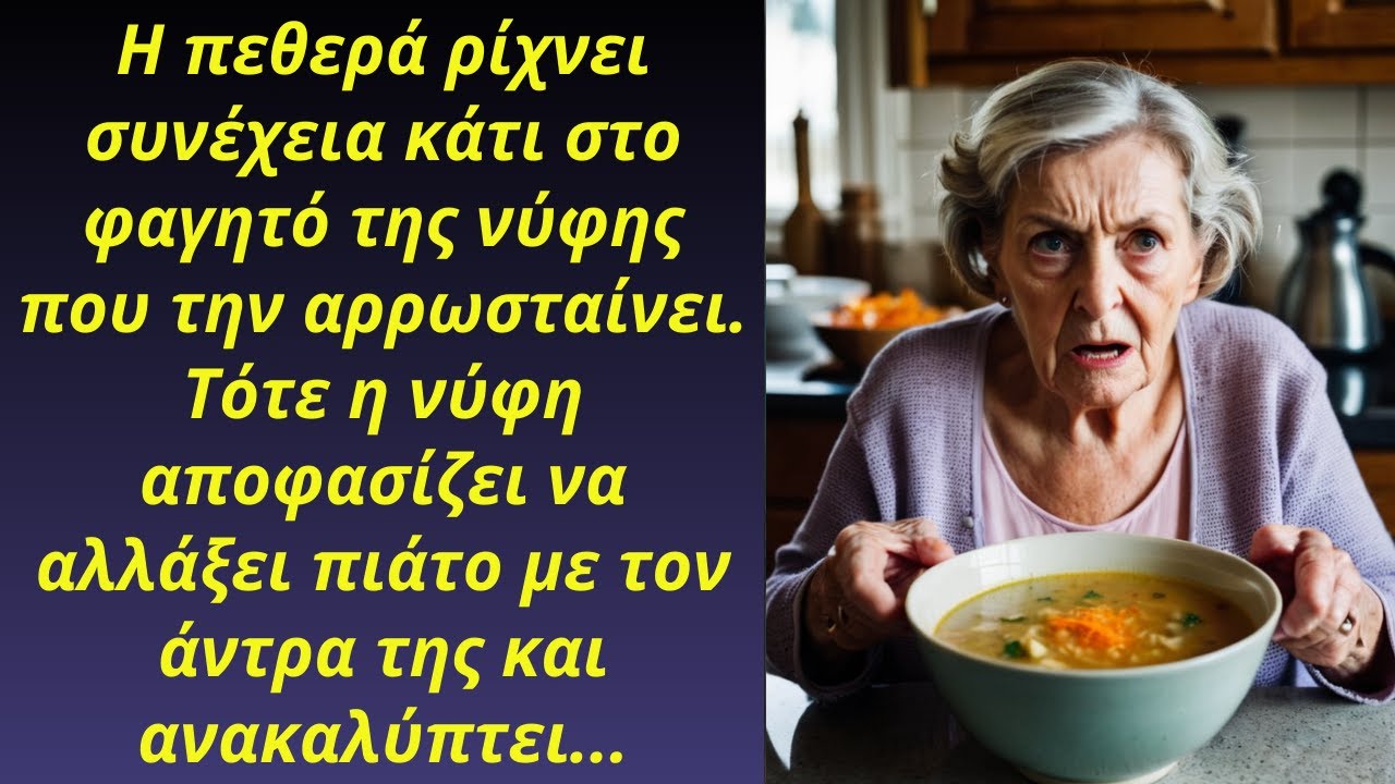 Η Νύφη αρρωσταίνει με το φαγητό της πεθεράς και όταν αλλάζει πιάτο με ...