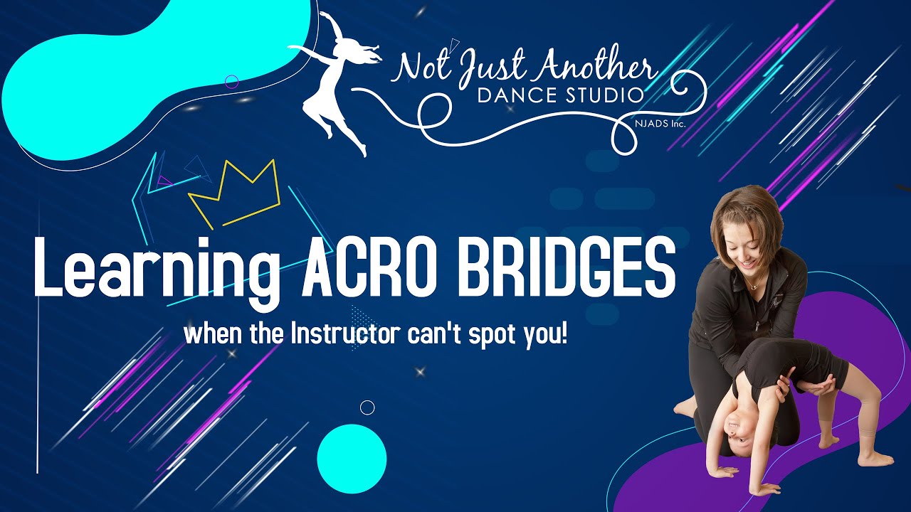Learning how to do a bridge in Acro class - YouTube