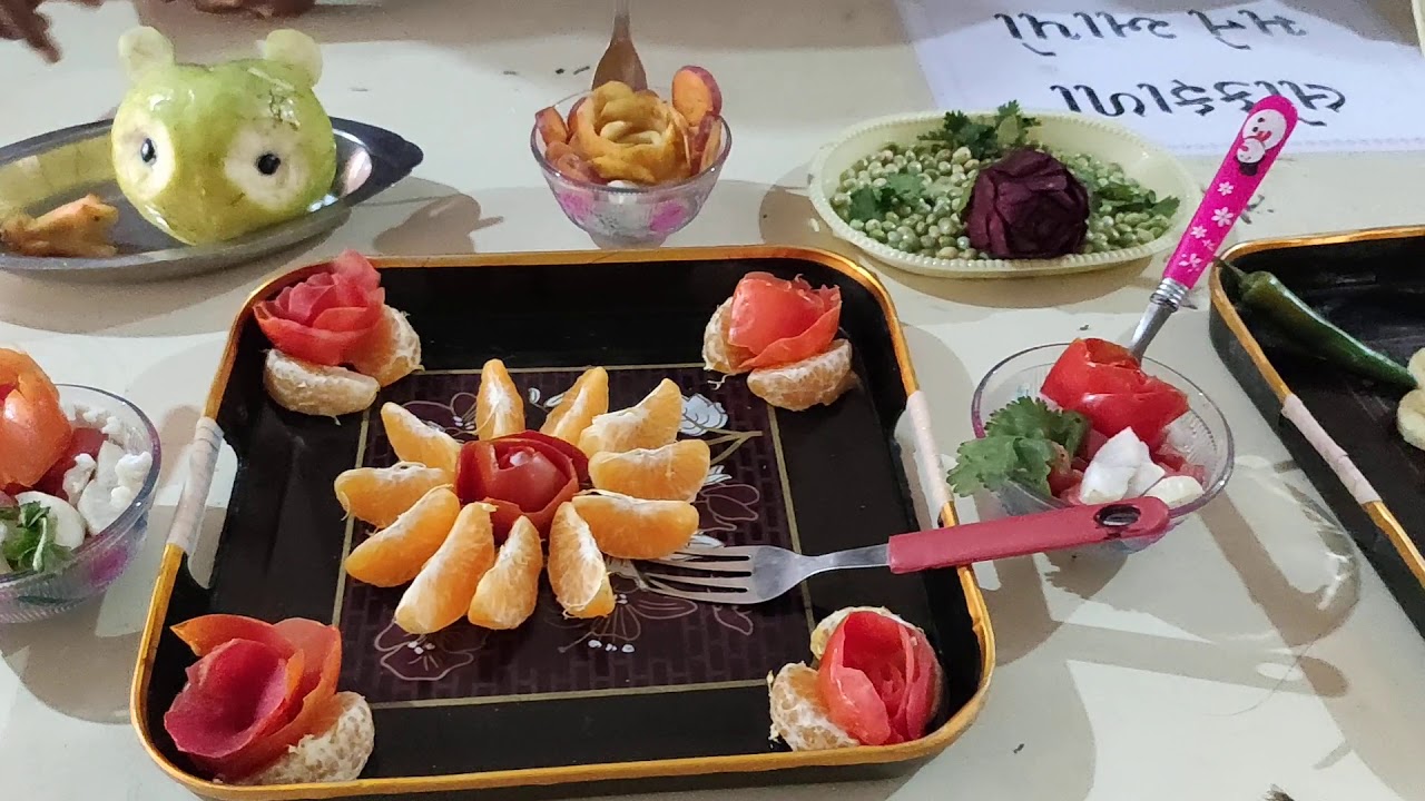 Salad decoration competition on 25 february 2020 - YouTube