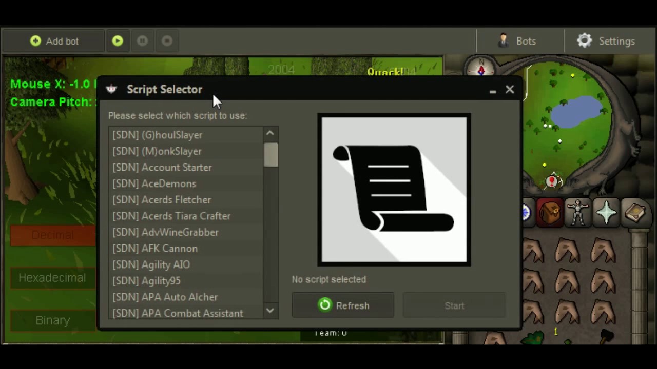 runescape powerbot how to add scripts - YouTube