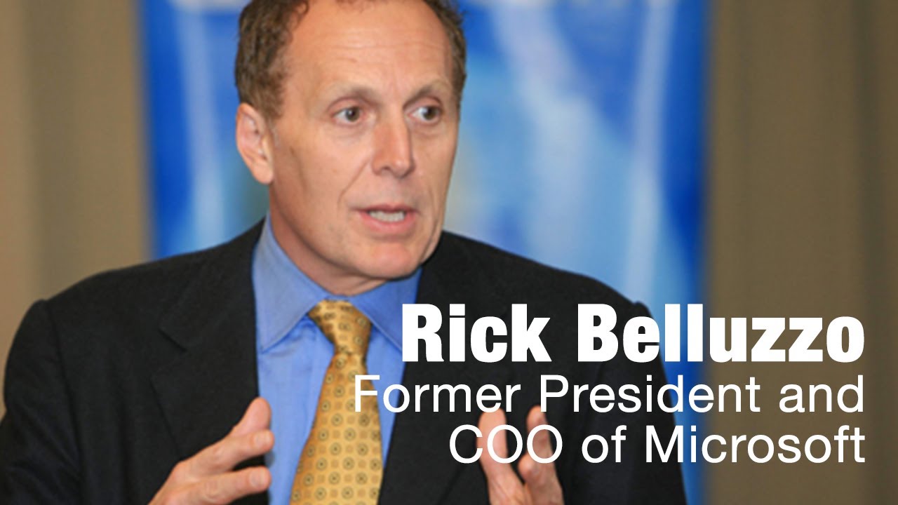 Rick Belluzzo - Former President and COO of Microsoft - YouTube
