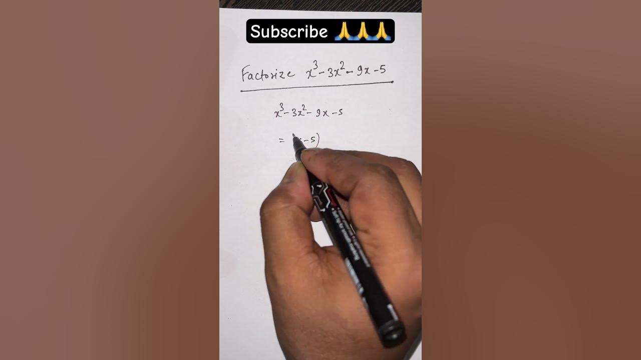 factorize-x-3-3x-2-9x-5-maths-trending-viral-youtube
