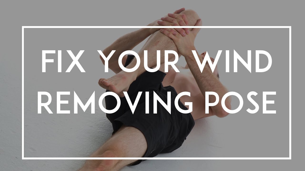 Yoga Wind Releasing Pose