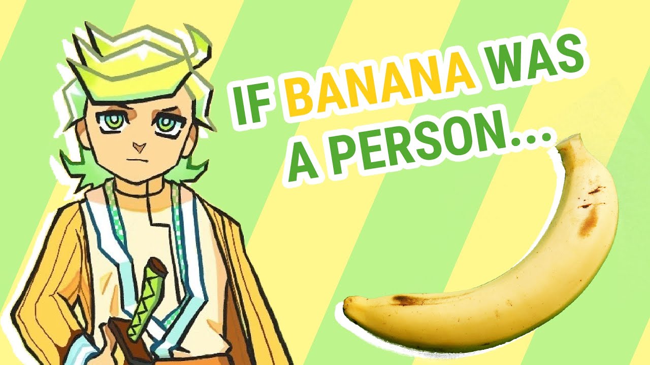Drawing Fruits as Humans: Banana | Speedpaint w/ Commentary - YouTube