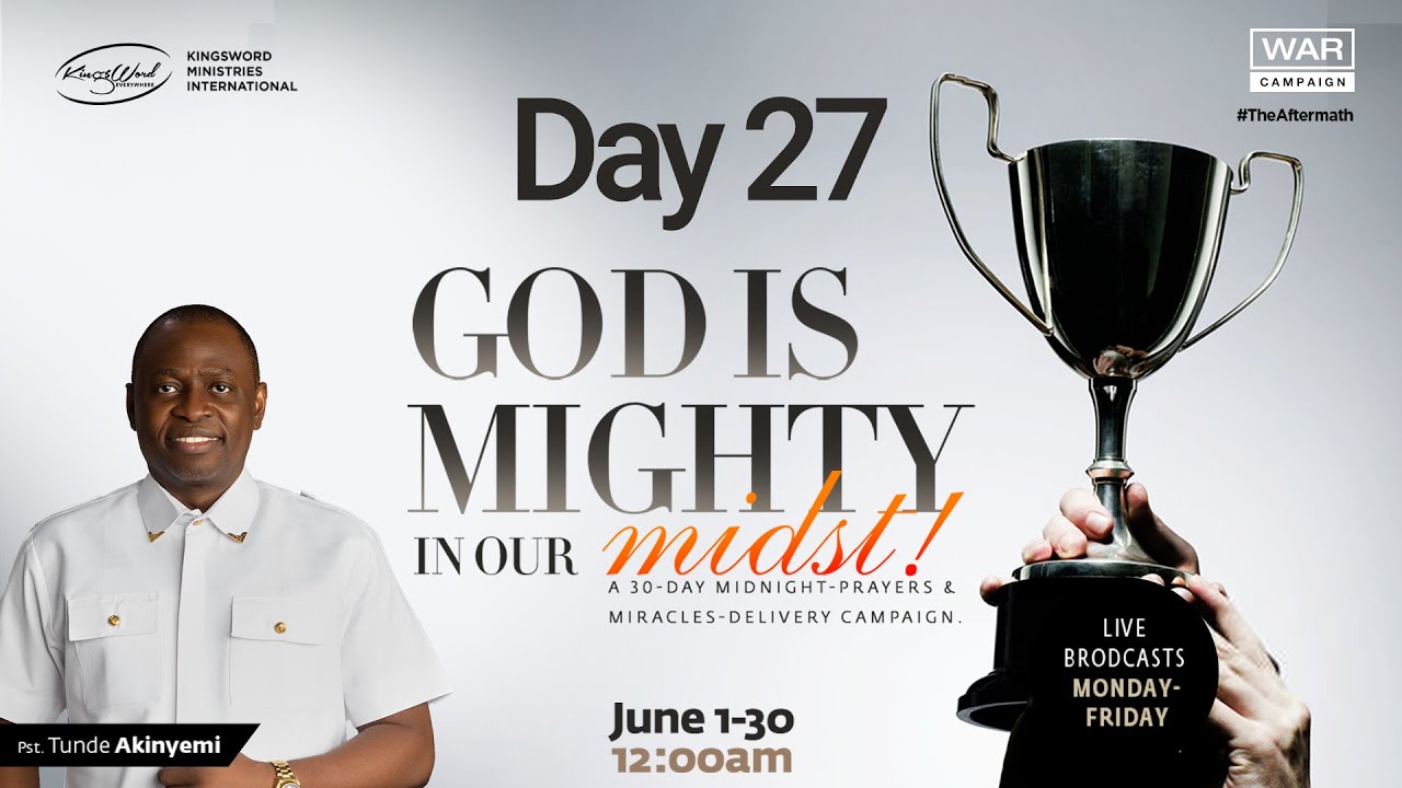 Day - 27 of 30. God is Mighty in our Midst: Miracles-Delivery Midnight ...