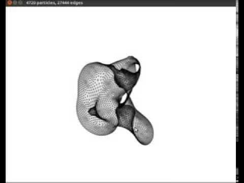 3elt 3D graph layout on GPU - YouTube