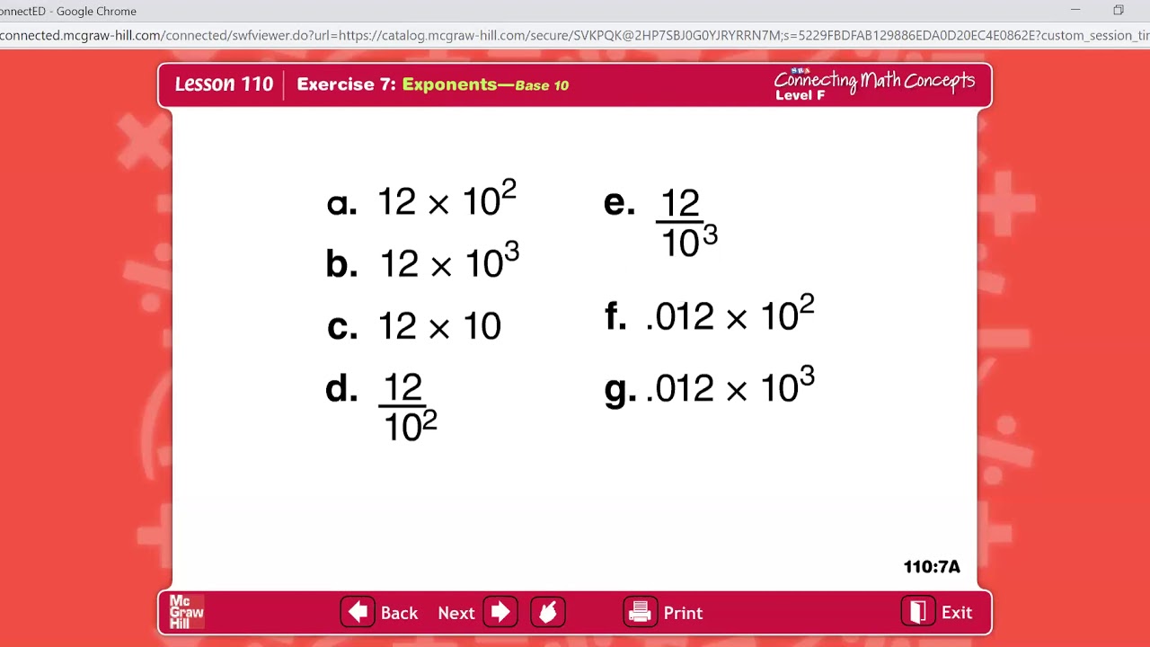 Math Lesson 110 - YouTube
