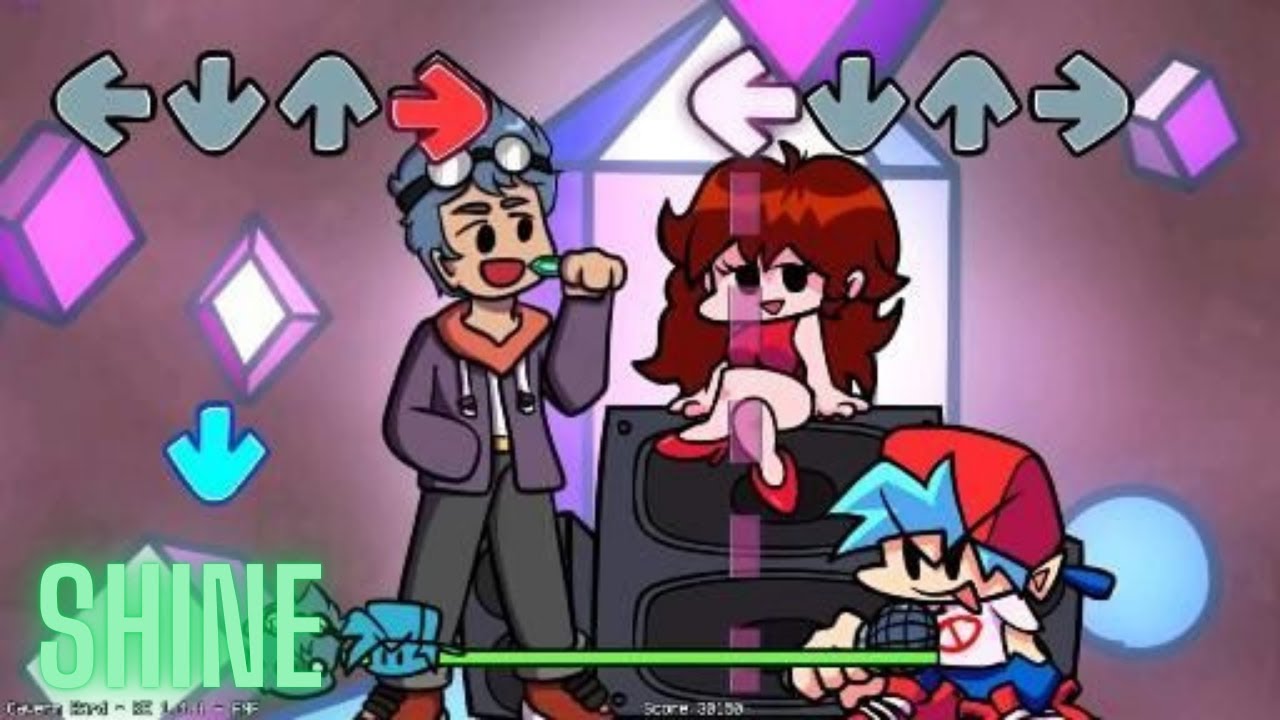 Shine by the Noke mod In Roblox Basically fnf remix - YouTube