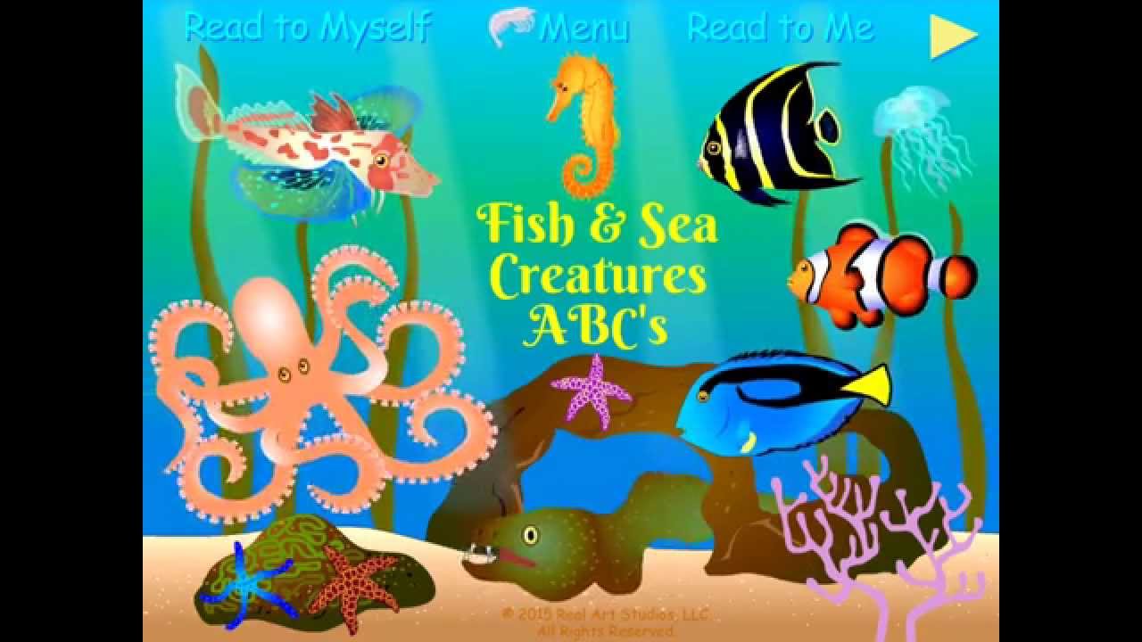 Learn ABCs - Fish & Sea Creatures ABCs App Fish Alphabet, Kids Channel ...