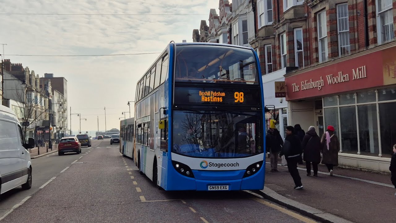 Onboard Stagecoach Bus 15556 (GN59 EXG) | Scania N230UD Enviro400 ...