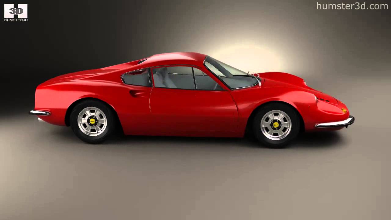 Ferrari Dino 246 GT 1969 3D model by 3DModels.org - YouTube