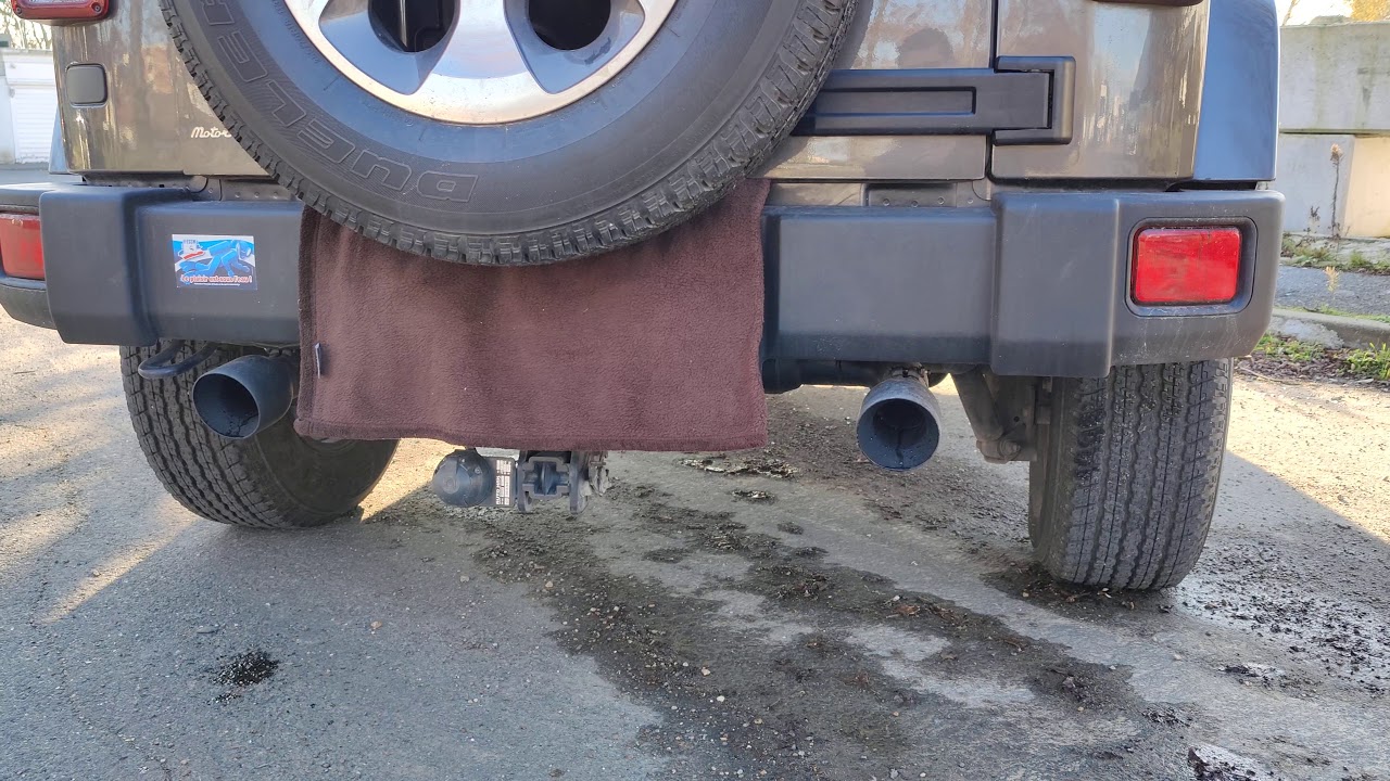FLOWMASTER OUTLAW JEEP JK 3.6L WRANGLER - YouTube