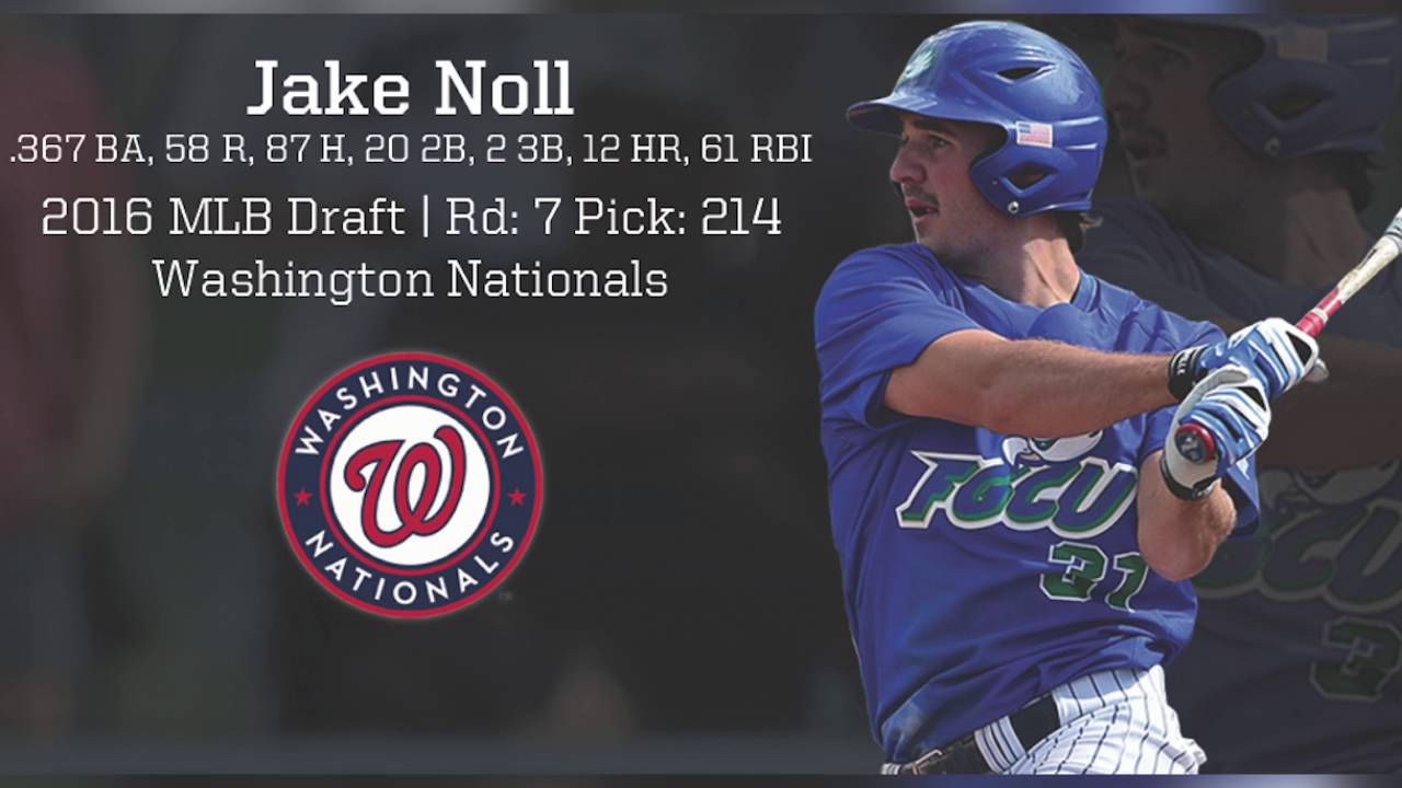 @FGCU_BASEBALL Jake Noll Drafted - YouTube