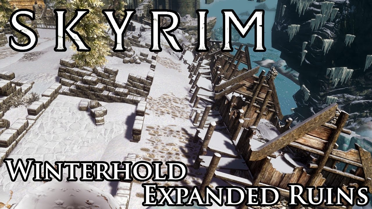 Skyrim Mod: Winterhold - Expanded Ruins - YouTube