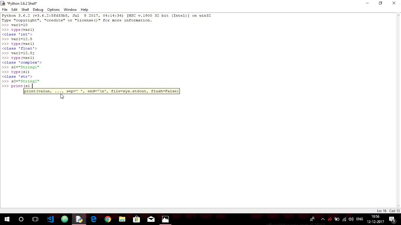 Basic Datatypes In Python Youtube 3810