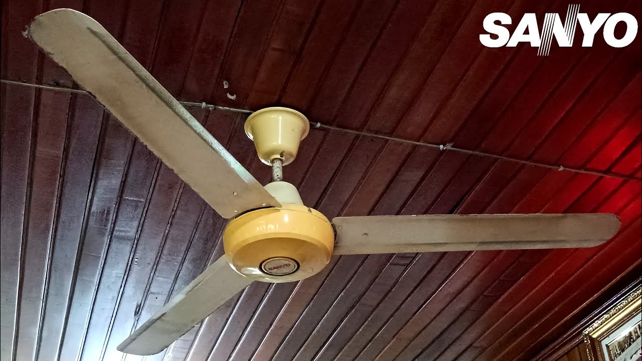 Sanyo 56" industrial ceiling fan - YouTube