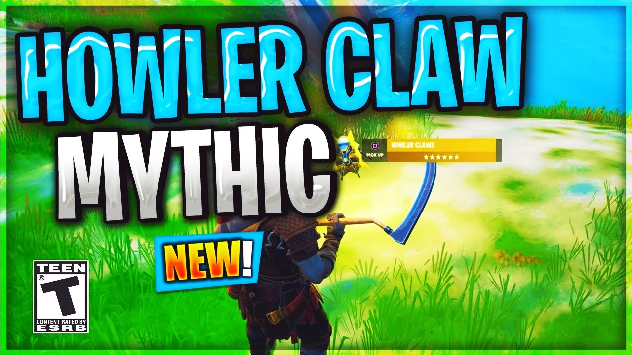 NEW HOWLER CLAWS MYTHIC IN FORTNITE - YouTube