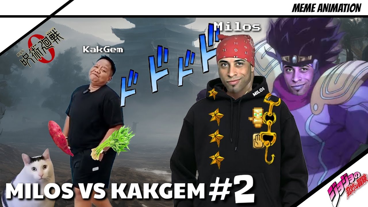 Milos VS KakGem PART 2 (KakGem Meme Battle) - YouTube