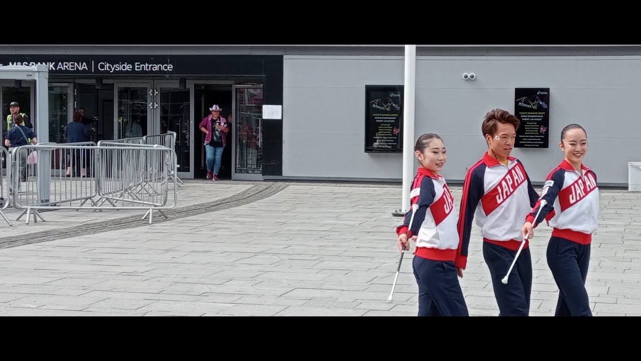 Team Japan - Baton Twirl World Champions at Liverpool M&S Bank Arena ...