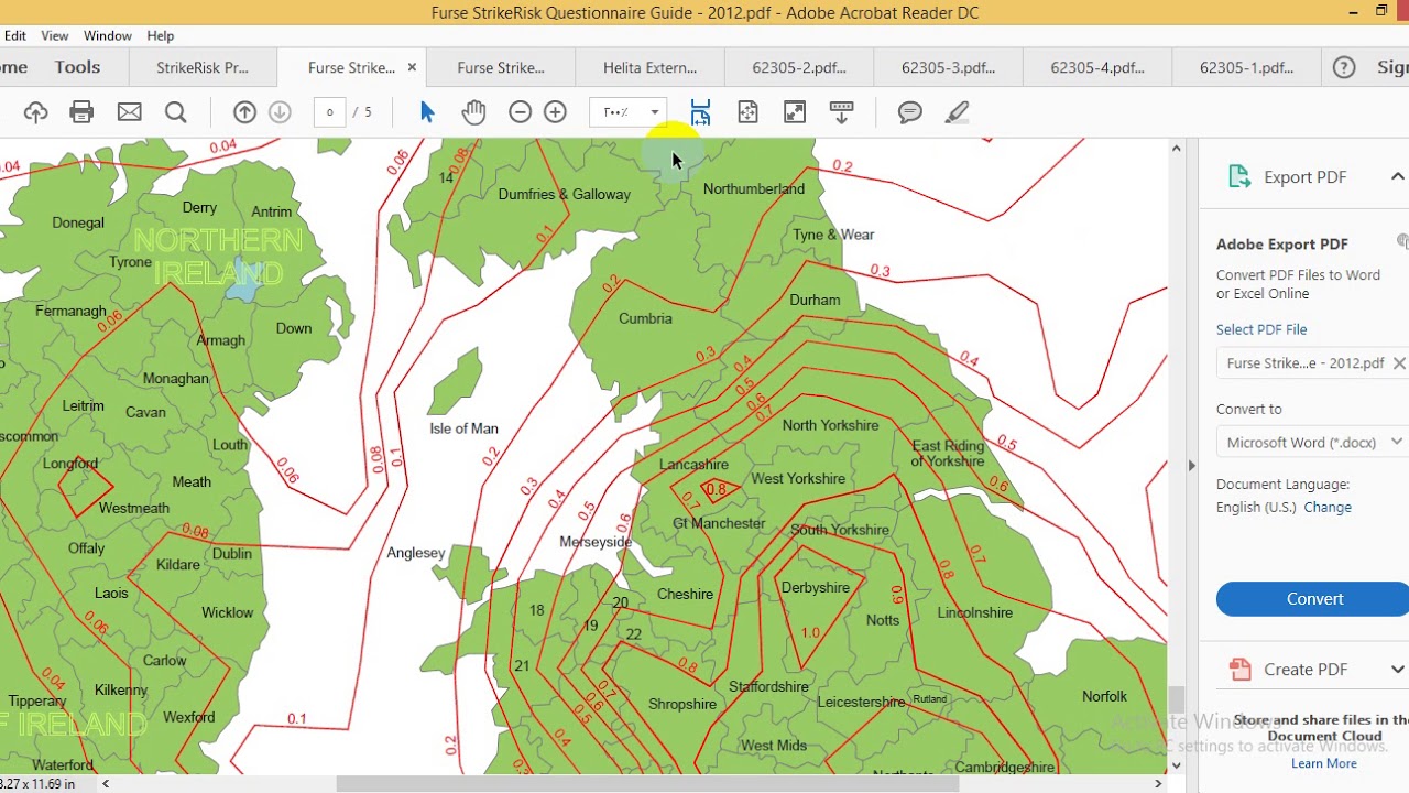 Lightning risk Assessment according to BS62305-2 Furse Resk strike ...