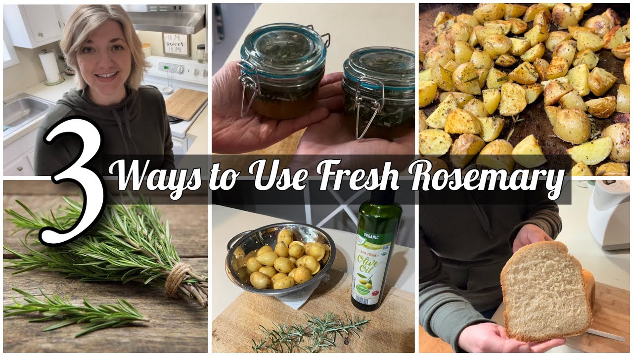 Ways to Use Fresh Rosemary | Rosemary Bread | Roasted Rosemary Potatoes ...