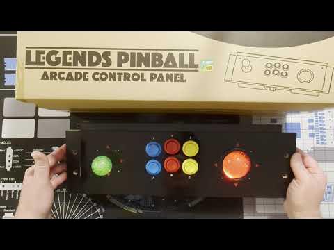 AtGames Legends Pinball Control Panel Trackball and button upgrade ...